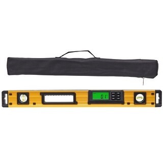 Magnetic Torpedo Level, 600mm, LED Backlit Screen Mechanical Bubble ...