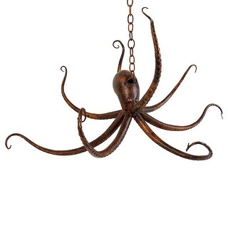 Hand Hammered Octopus Hanging Décor (OCT43DB) - Bed Bath & Beyond ...