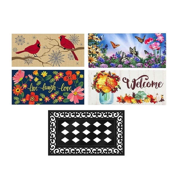 22 in. x 10 in. Spring Holiday Sassafras Switch Mat Collection w ...