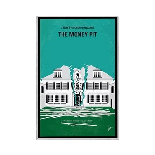 iCanvas "The Money Pit Minimal Movie Poster" by Chungkong Framed - Bed ...