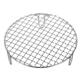 Round Cooking Rack 7.1" Stainless Steel Cross Wire Barbecue Grill W ...