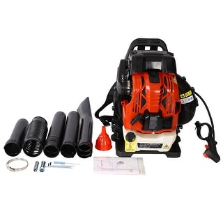 Cordless Backpack Leaf Blower,76CC 750CFM 4-Stroke Engine Gas Powered ...