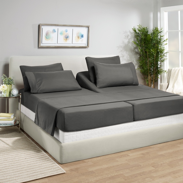 Split king bed sheets store