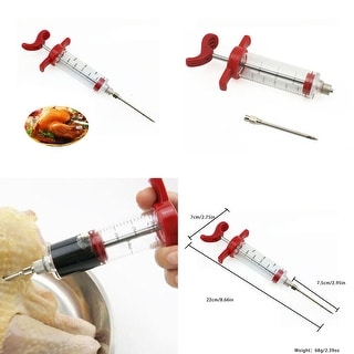 1-2 Pack Plastic Food Marinade Injector Syringe - Bed Bath & Beyond ...