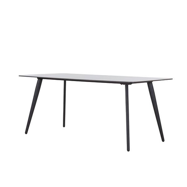 Black Kitchen Dining Table Ceramic Tile Sintered Stone Desk Top - Bed ...