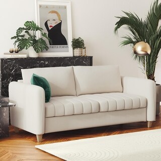 CosmoLiving by Cosmopolitan Coco Channel Tufted Sofa - Bed Bath ...