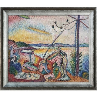 Luxury, Calm and Pleasure - Framed Oil reproduction of an original ...