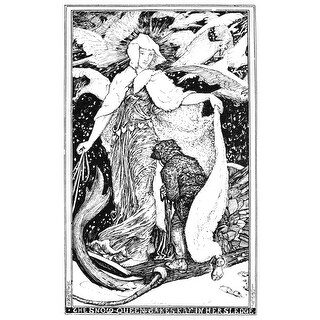 Andersen The Snow Queen. /Nthe Snow Queen Takes Kay In Her Sledge ...