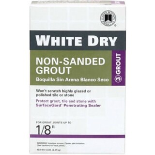 Custom WDG5-4 White Dry Non-Sanded Grout, 5 Lb - Bed Bath & Beyond ...