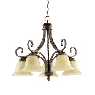 Quorum International 6478-5 Tribeca II 5 Light 1 Tier Chandelier ...