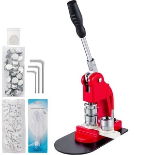 VEVOR Button Maker 1in/25mm Button Badge Maker 1000 Button Parts Circle ...