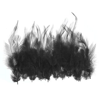 50Pcs 3-6 Inch Saddle Hackle Rooster Feather Bulk Natural Feathers ...
