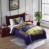 Baltimore Ravens NFL Licensed "Status" Bed In A Bag Comforter & Sheet ...