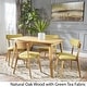 Megann Mid-Century 5-piece Wood Rectangle Dining Set by Christopher ...