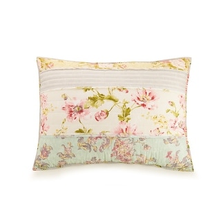 Jessica Simpson Mels Pieced Cotton Pillow Sham - Bed Bath & Beyond ...