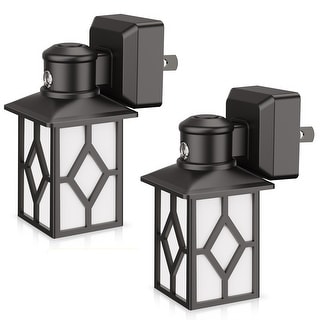 2 Pack Vintage Farmhouse Night Light Plug into Wall, Farmhouse Rustic ...