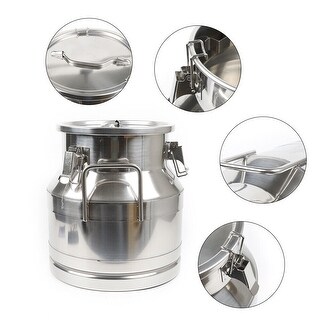 Stainless Steel Milk Can Bucket with Sealed Lid - Bed Bath & Beyond ...