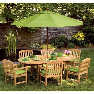 Oxford Garden Dining 88 inch Oval Dining Table - Bed Bath & Beyond ...