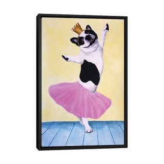 iCanvas "Bulldog Ballet" by Coco de Paris Framed - Bed Bath & Beyond ...