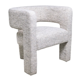 Sagebrook Home Round Back Chair Beige, Half Moon, 29"H, Solid Color ...
