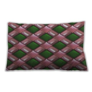 Ahgly Company Patterned Indoor-Outdoor Bullet Shell Brown Lumbar Throw ...