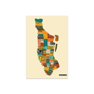 Manhattan Print On Acrylic Glass by Jazzberry Blue - Bed Bath & Beyond ...