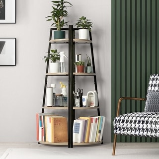 Industrial Style Corner Multi-Layer Triangle Decorative Storage Rack ...