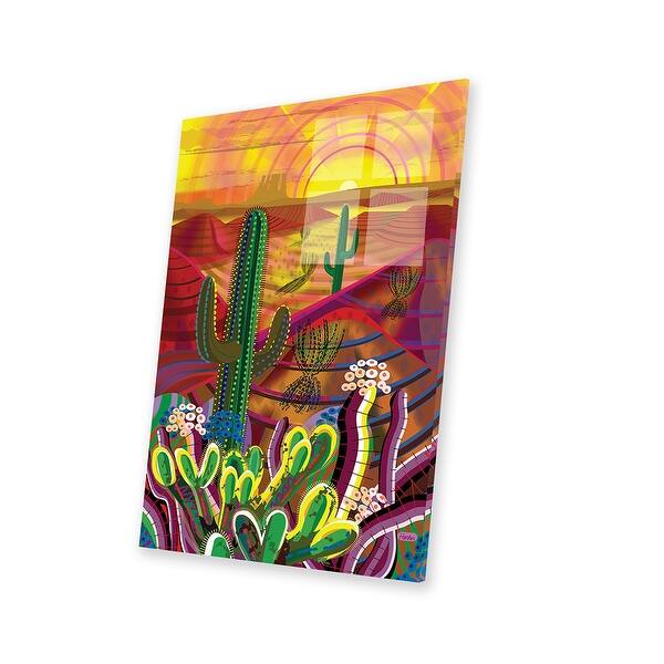 Peyote Dawn Print On Acrylic Glass by Charles Harker - Bed Bath ...