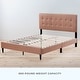 Brookside Mary Upholstered Platform Bed Frame with Square Tufting - Bed ...