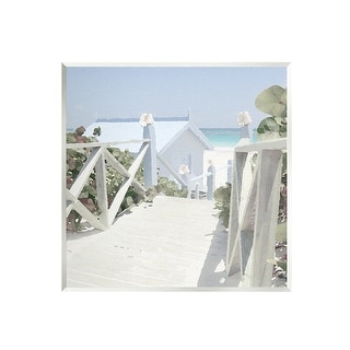 Stupell Noon Shadows Beach Steps Wall Plaque Art Design by Noah Bay ...