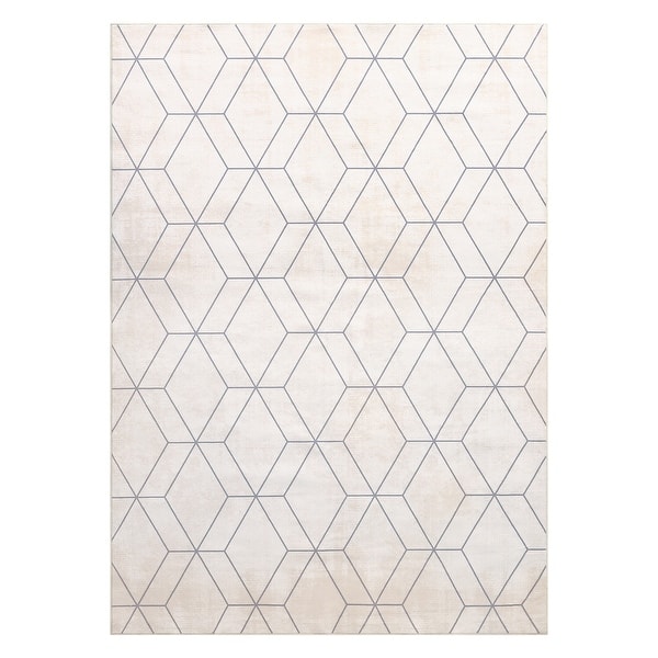 Geometric Washable Area Rug - Bed Bath & Beyond - 39960119