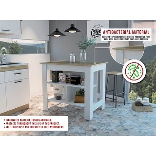 TUHOME Cala Kitchen Island Multipurpose Cabinet - Bed Bath & Beyond ...