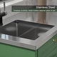 TORVA Stainless Steel Countertop with Integrated Deep Sink Left, For ...