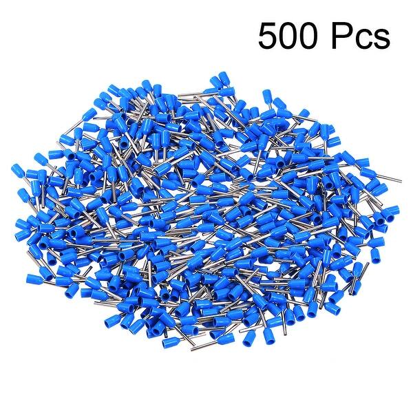 VE0510 Insulated Pin End Wire Connector Crimp Terminal AWG22 500Pcs - VE0510 Blue 500Pcs - Bed ...