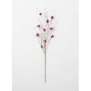 Sullivans Berry & Birch Twig Artificial Stem 29"H Brown - 16"L x 6"W x ...