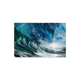 The Wave Print On Acrylic Glass by PhotoINC Studio - Bed Bath & Beyond ...