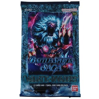 Battle Spirits Saga Card Game: Set 03 Aquatic Invaders Booster Pack ...