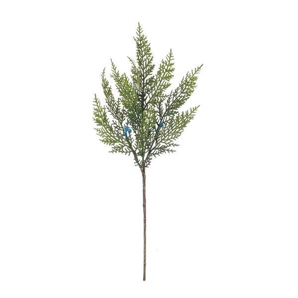 Variegated Juniper Spray (Set of 12) - 8” x 4” x 20.25” - Bed Bath ...