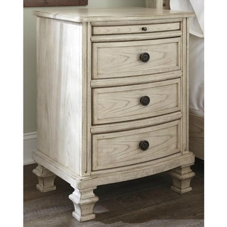 Ashley Furniture B693-93 Demarlos Night Table w/ 3 Electrical Outlets ...