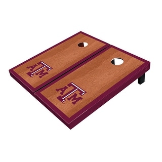 Texas A&M Aggies Maroon Rosewood Matching Border Cornhole Boards - Bed ...