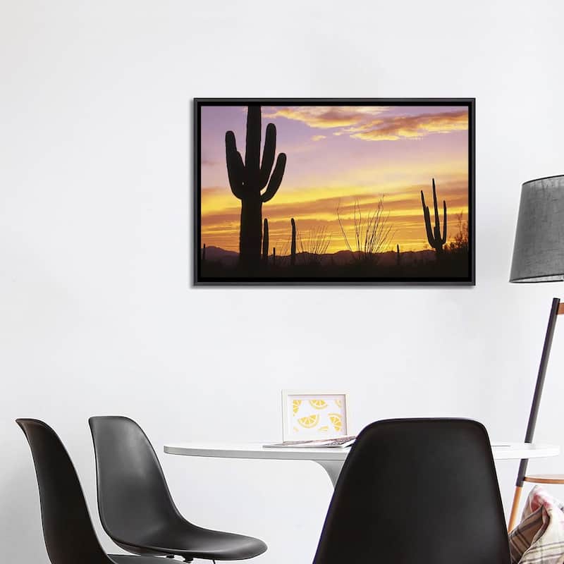 iCanvas "Sunset Saguaro Cactus Saguaro National Park AZ" by Panoramic ...