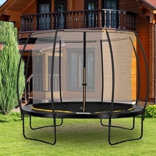Ainfox 10Ft Trampoline with Safety Enclosure Net,Spring Pad Without ...
