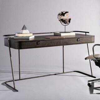 SAFAVIEH Couture Ferrell Modern Desk - Sleek Wood Writing Desk with ...