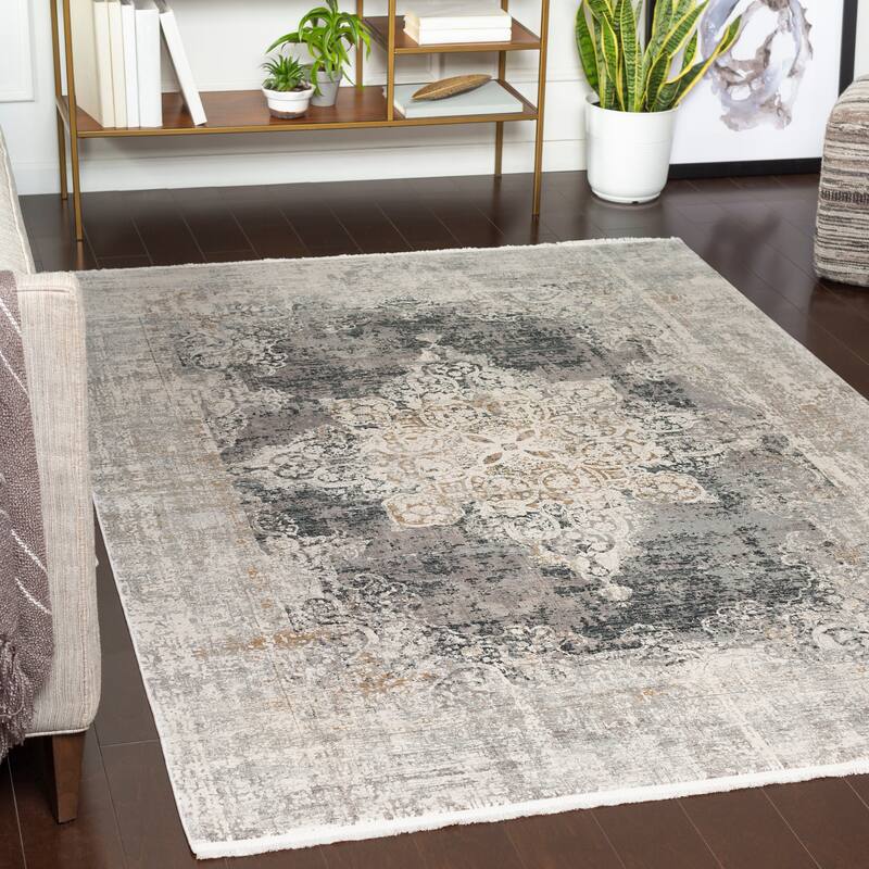 Surya Hummingbird Haven Vintage Medallion Area Rug - Overstock - 28388257
