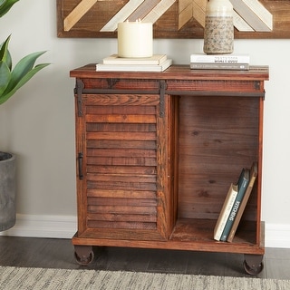Brown Metal Rustic Cabinet - Bed Bath & Beyond - 35438236