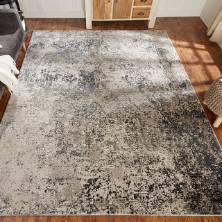 Porch & Den Holladay Sand / Steel Abstract Area Rug - Bed Bath & Beyond ...