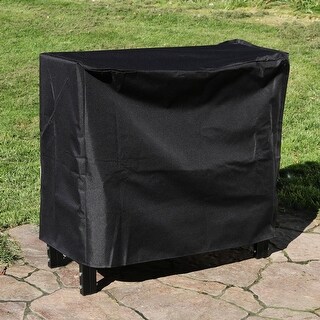 Sunnydaze Log Rack Cover Heavy-Duty Weather-Resistant PVC - 2' - Bed ...