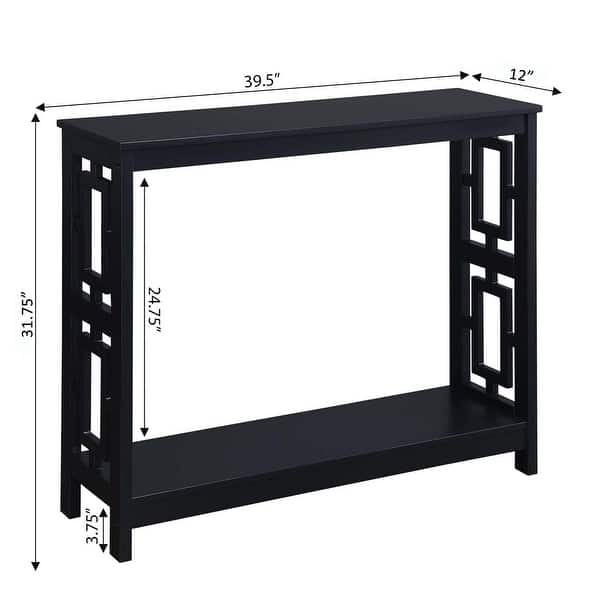 Town Square Console Tables, Black - Bed Bath & Beyond - 40218635