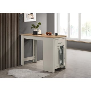 Alonzo Small Space Counter Height Dining Table with Cabinet and Drawer ...