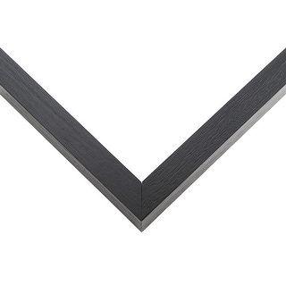 24x24 Shadow Box Frame Black | 1 inches Deep Real Wood Farmhouse - On ...